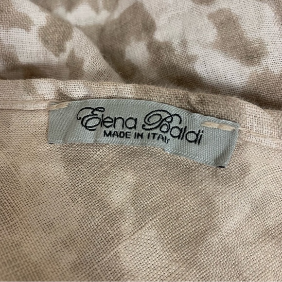 Elena Baldi | Accessories | Elena Baldi Italy Tie Dye 0 Linen Wrap ...